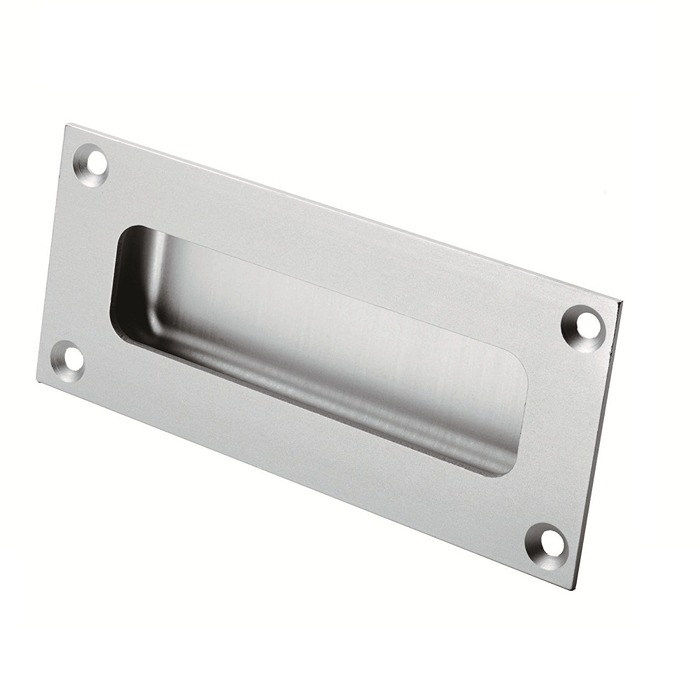 Aluminium Rectangular Flush Pull Handle - Atlantic Timber